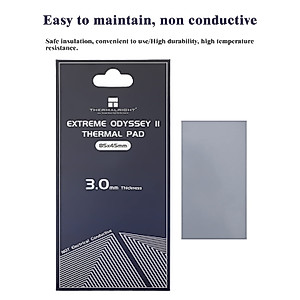 Thermalright Thermal Pad 14.8 W/mK Non Conductive Heat Dissipation Silicone Pad for PC Laptop Heatsink CPU/GPU/LED Graphics Card Motherboard Silicone Grease Multi-Size Pad (85x45x3.0mm)