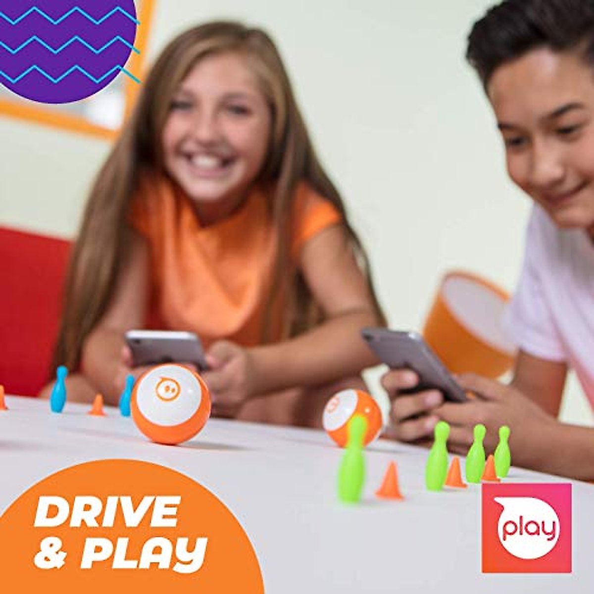 Sphero Mini (Red) App-Enabled Programmable Robot Ball - STEM Educational Toy for Kids Ages 8 & Up - Drive, Game & Code Play & Edu App…