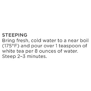 Tea Forte Peach Blossom Organic White Tea, Makes 35-50 Cups, 3.53 Ounce Loose Leaf Tea Canister