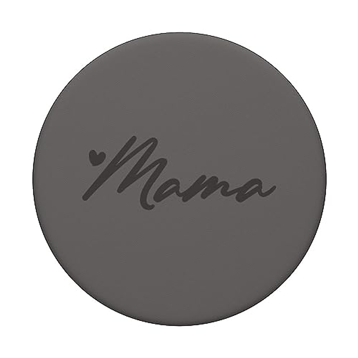 Gray Heart Mama PopSockets Standard PopGrip