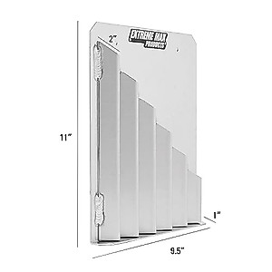 Extreme Max 5001.6211 Wall-Mount Aluminum Zip Tie Storage Dispenser for Race Trailer, Garage, Shop, Enclosed Trailer, Toy Hauler