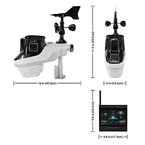 AcuRite Atlas Professional Weather Station with Direct-to-Wi-Fi HD Display, Lightning Detection, Built-In Barometer, and Temperature, Humidity, Wind Speed/Direction and Rainfall Measurements (01001M)