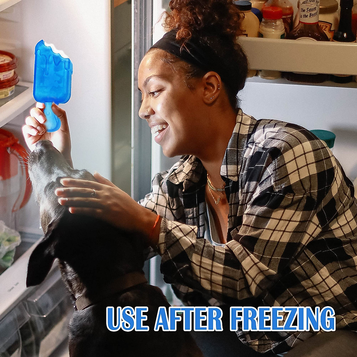 SPOFLY Puppy Chew Toys for Teething, Pack of 2 Freezable Dog Toys, Puppy Teething, Interactive Treat Dispensing, Dog Toys for Small, Medium and Large Breeds, Durable and Safe