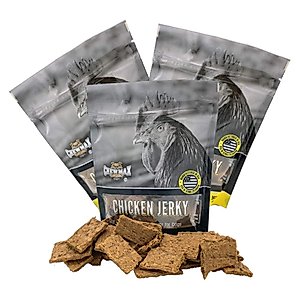 CHEWMAX Chicken Jerky Dog Treats for Dogs | Rawhide-Free, Made in USA | Healthy, Long-Lasting & Great Tasting Treat | No Artificial Colors, Satisfies Dog's Urge to Chew, 5 oz