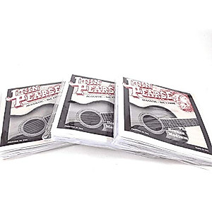 John Pearse Guitar Strings 3 Pack Acoustic Medium #700M Phosphor Bronze