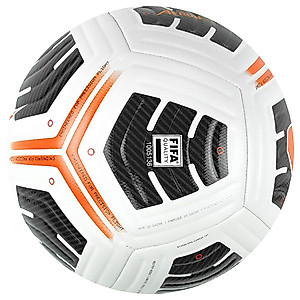 NIKE CU8038-101 NK ACDMY PRO - Team FIFA SZ 5 Recreational Soccer Ball Unisex-Adult White/Black/(Total Orange) 5