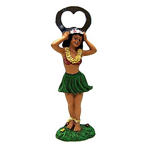 Hula Girl in Dancing Pose Bottle Opener