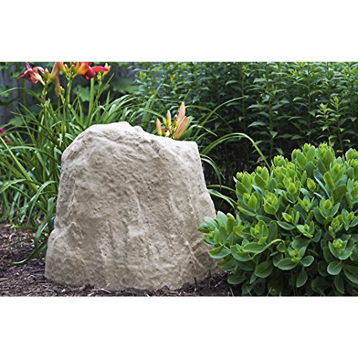 Emsco Group 2181 Large – Lightweight Landscape Rock-Resin, Sandstone