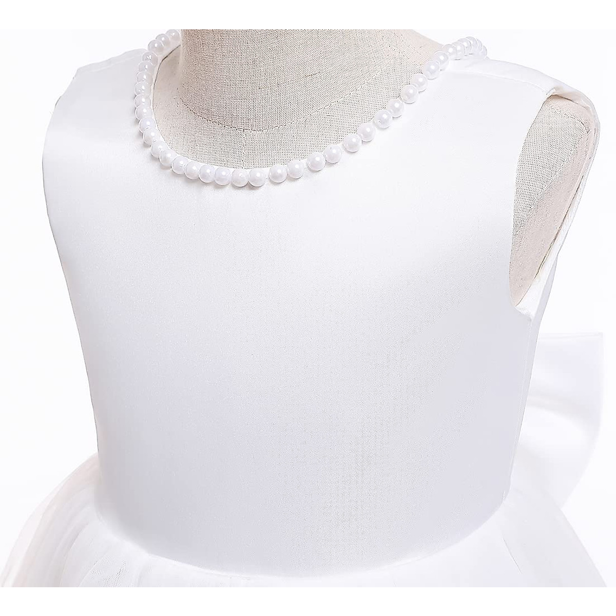 Jup'Elle Toddler Girl Tutu Dresses Wedding Birthday Party Flower Girls Baby Princess Dress Floor Length Size 7t