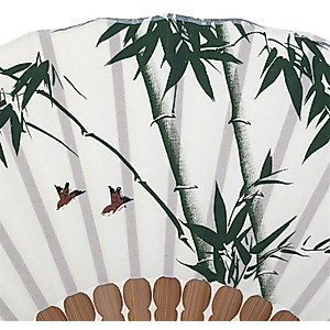 Hand Fan Folding Fan,Hand-held Fan,Vintage Summer Bamboo Folding Fan Hand Held Fan Dance Wedding Party Pocket Gifts Fans Hand Paper Folding Props Vintage style