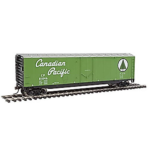 Walthers Trainline 50' Plug-Door Boxcar with Metal Wheels Ready to Run Canadian Pacific