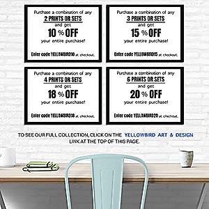 Light Blue Inspiring Positive Affirmations Quotes Wall Decor - Inspirational Art Posters 8x10 - Encouraging Self Improvement Motivational Sayings - Uplifting Encouragement Gifts for Empowered Women