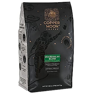 Copper Moon Whole Bean Coffee, Light Roast, Guatemalan Blend, 5 Lb