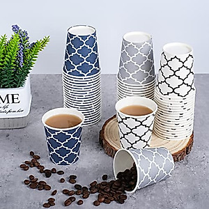 [300 Pack] 3 oz Disposable Paper Cups, Small Mouthwash Cups 3 OZ, Mini Bathroom Cups, Paper Coffee Cups 3 Ounce for Bathroom, Supermarket, Birthday Party, Travel, Events, Picnic, BBQ