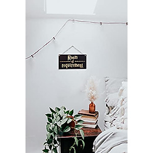 CARISPIBET Room of Requirement | Home Decorative Signs House Signs Fantasy and Wizardry Theme Welcome Sign 6" x 12" (Room of Requirement)