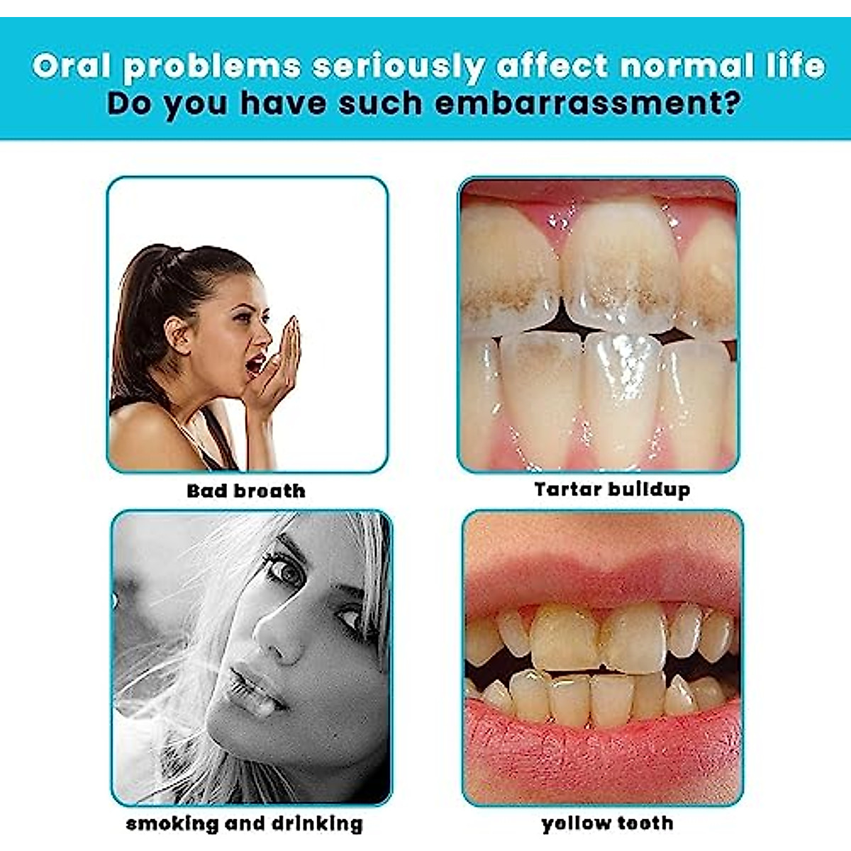 2PCS/50ML Toothpaste Foam,Mouthwash to Remove Dental Calculus, Oral Care to Eliminate Bad Breath