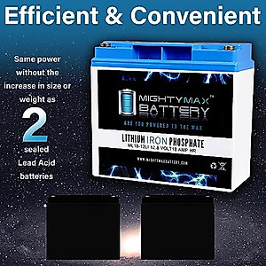 Mighty Max Battery 12V 18AH Lithium Replacement Battery for 12896 51814 51913 104831