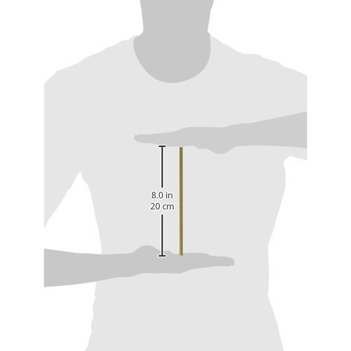 Ginger Ray Pastel Perfection Metallic Party Paper Straws, Gold (PP-651)