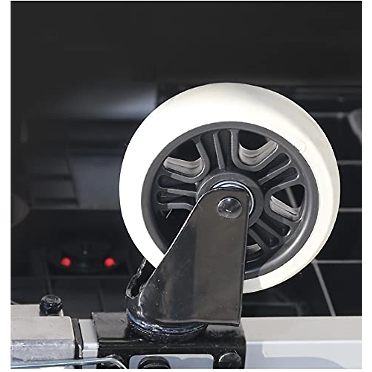 Generic Flatbed Hand Cart Platform Truck with Plastic Panel Adjustable Handle for Baggage Parcel Moving Transport Foldable Hand and Wheels Push Cart Heavy Duty Flatbed Cart (Color : Black)