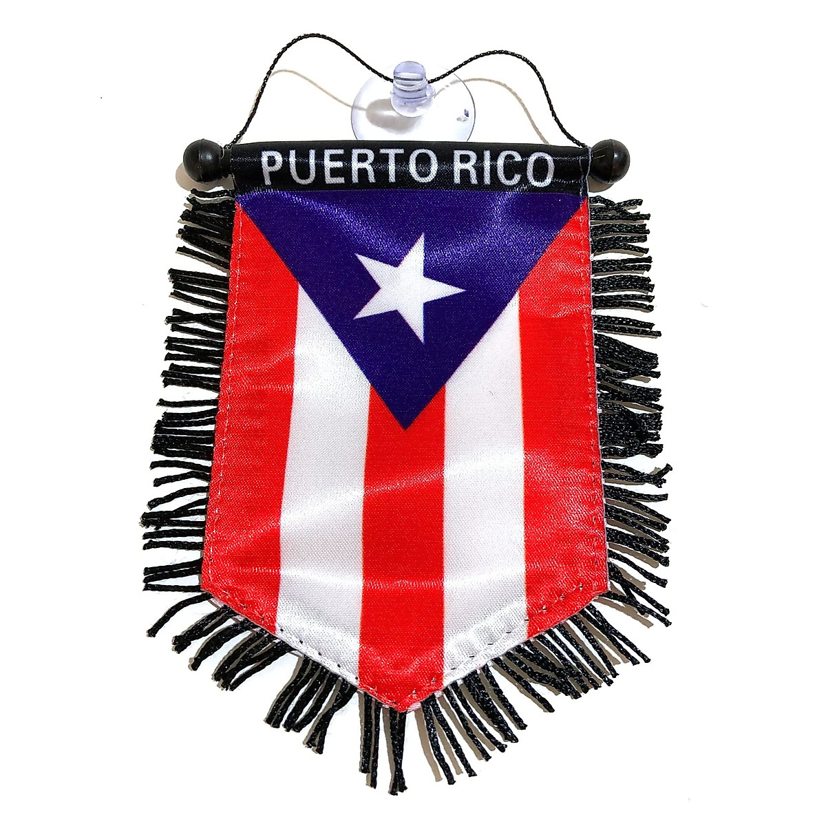 Puerto Rico flag for car Puerto Rican accessories mini banner hanging decoration for cars home wall door window