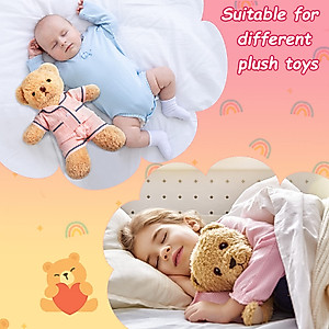 Hungdao Bear Clothes Bear Pajamas Make Your Own Animals Outfits Fits Most 14 Inches Bear Accessories, Pink