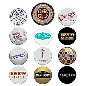 Decaf Coffee Pods Variety Pack Sampler, Assorted Unflavored & Flavored Coffee Pods Compatible with Keurig K Cups Brewers, Decaffeinated Coffee Capsules, 30 Count - No Duplicates (Pack of 1)