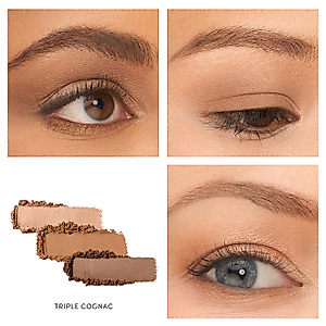 jane iredale PurePressed Eye Shadow Triple, Triple Cognac, 0.06 oz. Powder