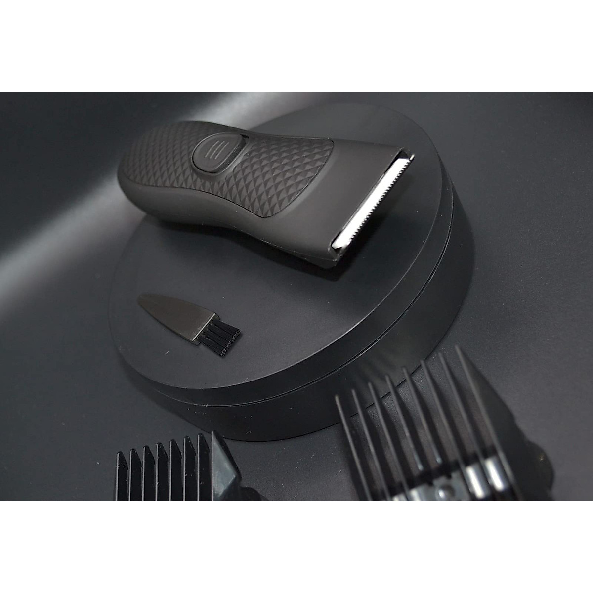 EBC Body Hair Trimmer Clipper cuts Hair Safe on Skin, Electric Body Shaver – Safe & Gentle Grooming Tool for Men and Women, Dual Heads with Rechargeable Design.