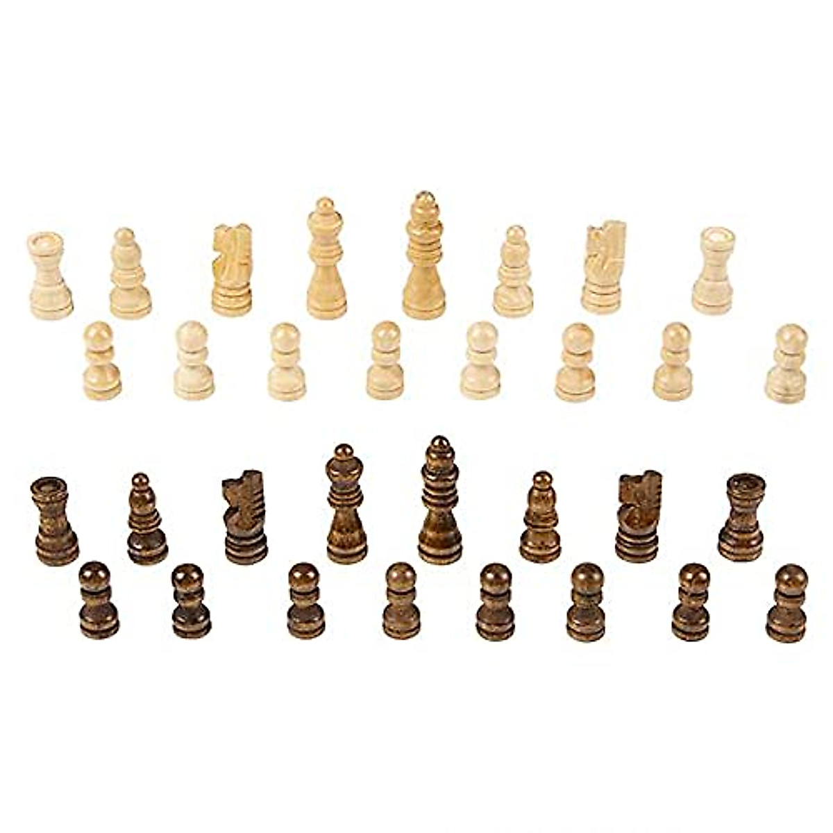 Classic Wooden Board Games, Great for Prizes, 10" (10" Wooden Chess)