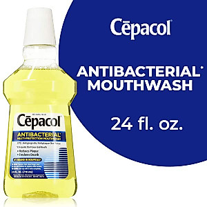 Cepacol Antibacterial Mouthwash, Gold, 48oz (2X24oz)