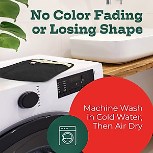 Big Red House Silicone Pot Holders, Heat Resistant Kitchen Protectors for Hot Pans and Baking, Professional Grade Cooking Mitts, Black, Set of 2