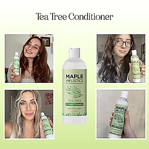 Tea Tree Conditioner for Dry Hair - Tea Tree Oil Conditioner for Oily Hair and Sulfate Free Conditioner for Dry Hair - Cleansing Conditioner and Tea Tree Dry Scalp Care with Tea Tree Oil for Hair
