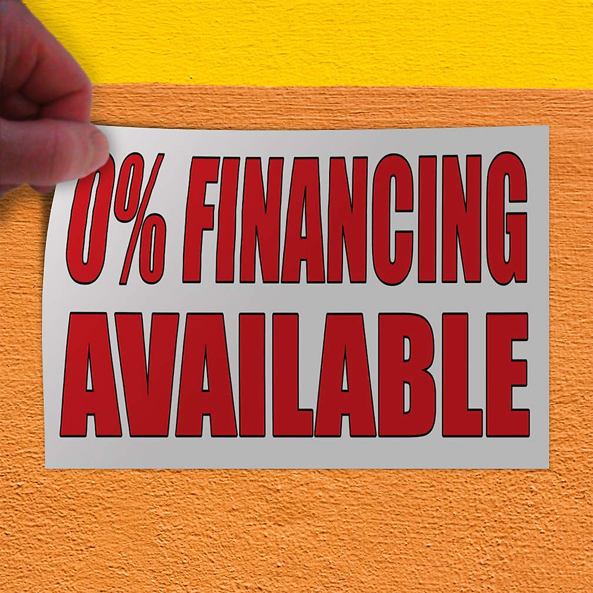 Decal Stickers Multiple Sizes 0% Financing Available Auto Body Shop Car B Industrial Vinyl Safety Sign Label Business 20x14Inches