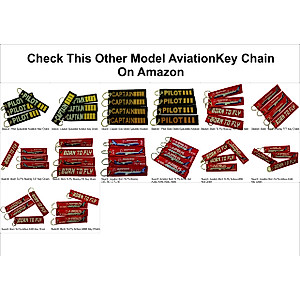 4 Pcs Pack Aviation Born To Fly Airbus Set A330, A340, A350, A380 Double Side Key Chain Keyring, Red