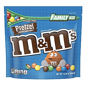 M&M'S Pretzel Chocolate Candies, 15.4 oz