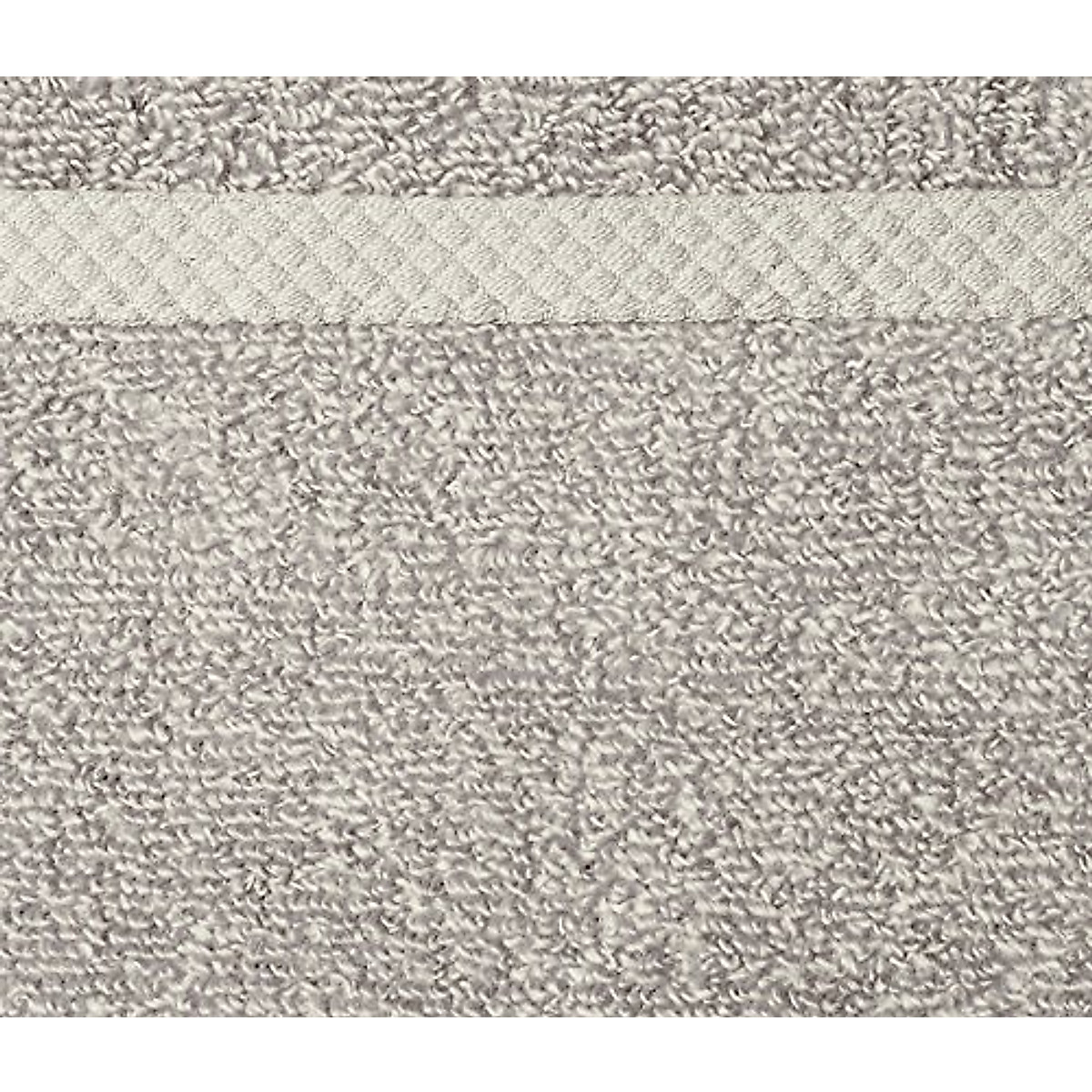 Amazon Basics Cotton Washcloths, Quick-Dry, 12" x 12", 12-Pack, Platinum