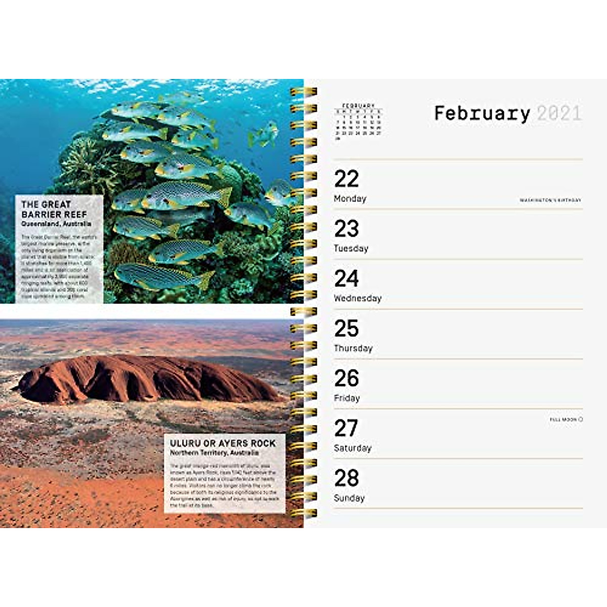 1,000 Places to See Before You Die Engagement Calendar 2021