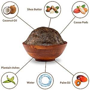 African Black Soap Paste 8 oz. 100% Raw Pure Natural From Ghana. Acne Treatment, Aids Against Eczema & Psoriasis, Dry Skin, Scars and Dark Spots. Great For Pimples, Blackhead, Face & Body Wash.