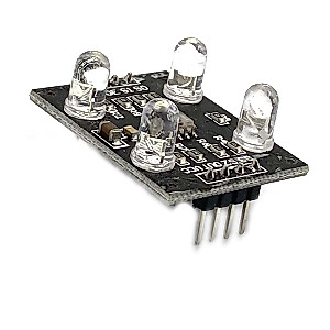 Kiro&Seeu TCS230 TCS3200 RGB Light Color Recognition Sensor Detector Module DC 3-5V with 4 LED Compatible with MCU Ar-duino, CS230-MD-1P