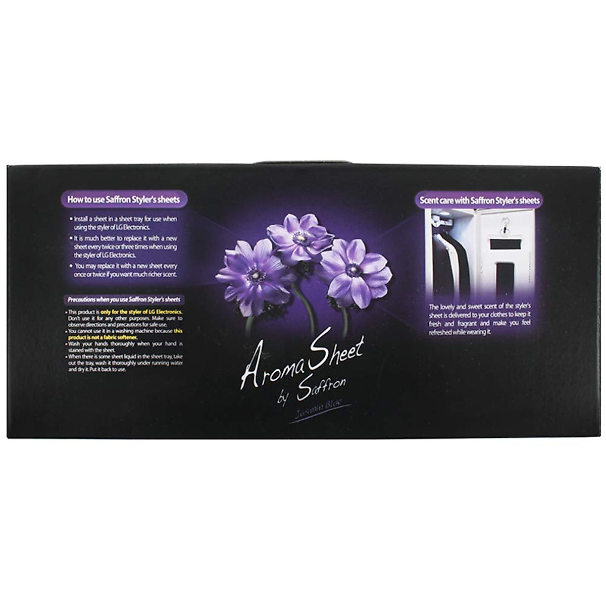 LG Styler Aroma Sheet by Saffron (20 Sheets) (Jasmin Blue)
