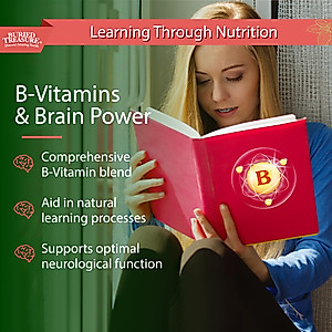 Buried Treasure - Added Attention - Children's Learning Support with GABA DHA Vitamin B and Herbal Blend - Aid Healthy Brain Functions - Improved Short-Term Auditory Memory Focus & Behavior 16.54 oz