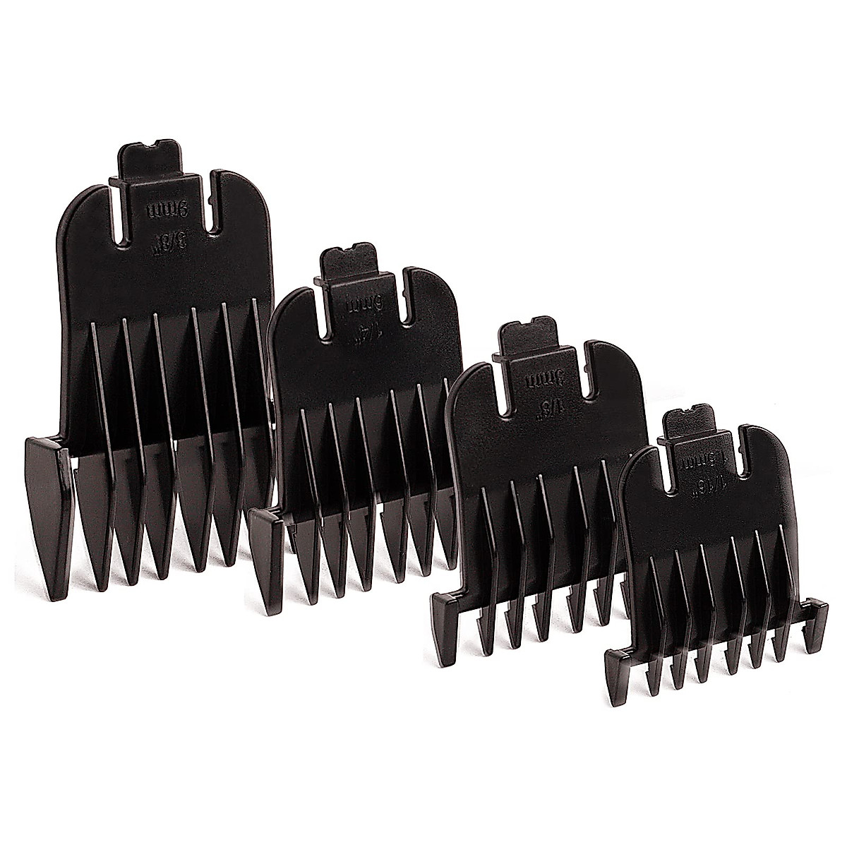 Guide Comb 1.5/3/6/9 MM for Andis SlimLine Pro Li D7 D8, 4-comb Set, Professional Hair Clipper Guards for SlimLine Pro Li D7 D8