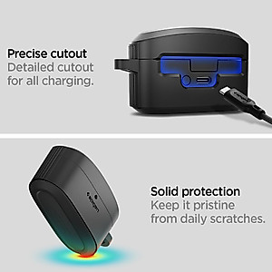 Spigen Rugged Armor Designed for Sony WF-1000XM5 Case Cover (2023) Durable Protection - Matte Black