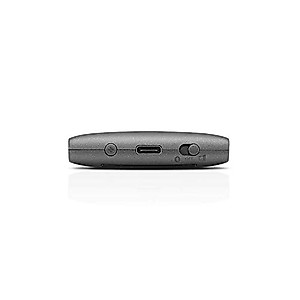 Lenovo Yoga Mouse with Laser Presenter, 2.4GHz Wireless Nano Receiver & Bluetooth 5.0, Award-Winning Ergonomic V-Shape, Adjustable 1600 DPI, Optical Mouse, GY50U59626, Iron Grey, gray