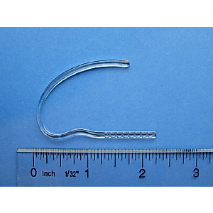 2 Clear Long Earhooks Earloops Compatible with Blueant T1, V1, V1x, Z9, Z9i Headset Wireless Devices