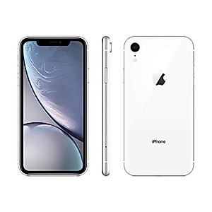 Apple iPhone XR (64GB, White) [Locked] + Carrier Subscription