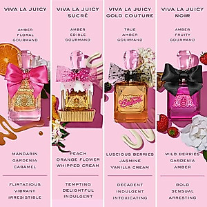 Juicy Couture Viva La Juicy Eau De Parfum, Women's Perfume with Notes of Mandarin, Gardenia & Caramel, Floral & Sweet, EDP Spray, 1.7 fl oz