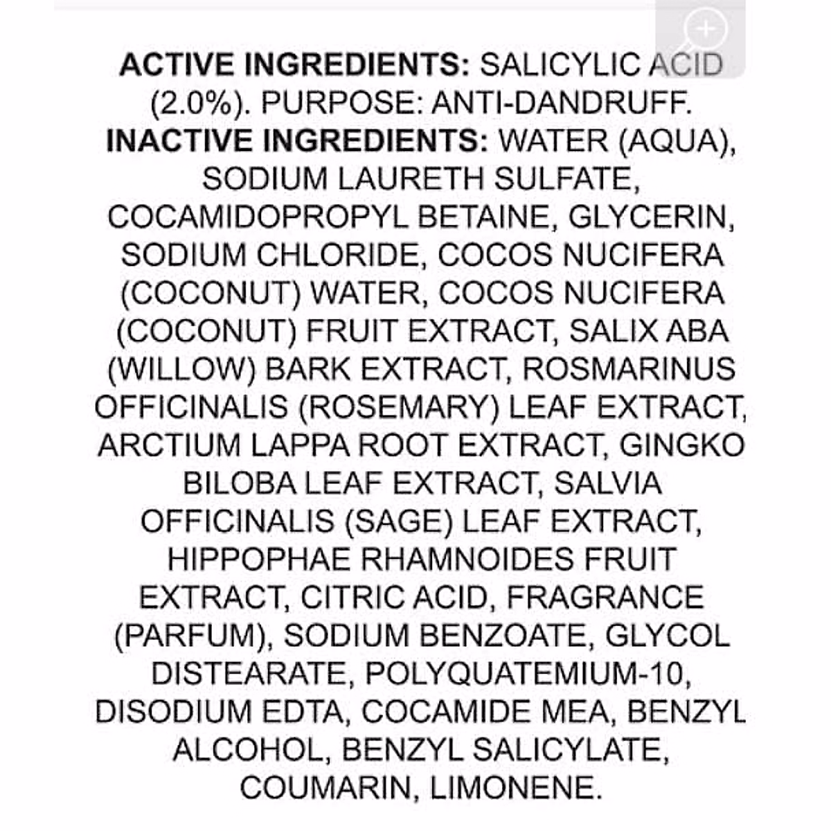 RE-fresh Scalp Care Anti-Dandruff Shampoo - Coconut + Soothe with Salicylic Acid 13.5 FL OZ (400 ml)