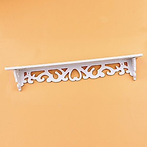 Cocoarm Wall Mounted Floating Shelves, Wall Shelf Floating Rack Floating Storage Rack Home Decor for Room Kitchen Office Bedroom Living Room Bathroom