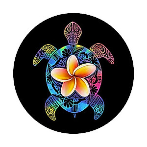 Hawaiian Tie Dye Sea Turtle Hawaii PopSockets Swappable PopGrip